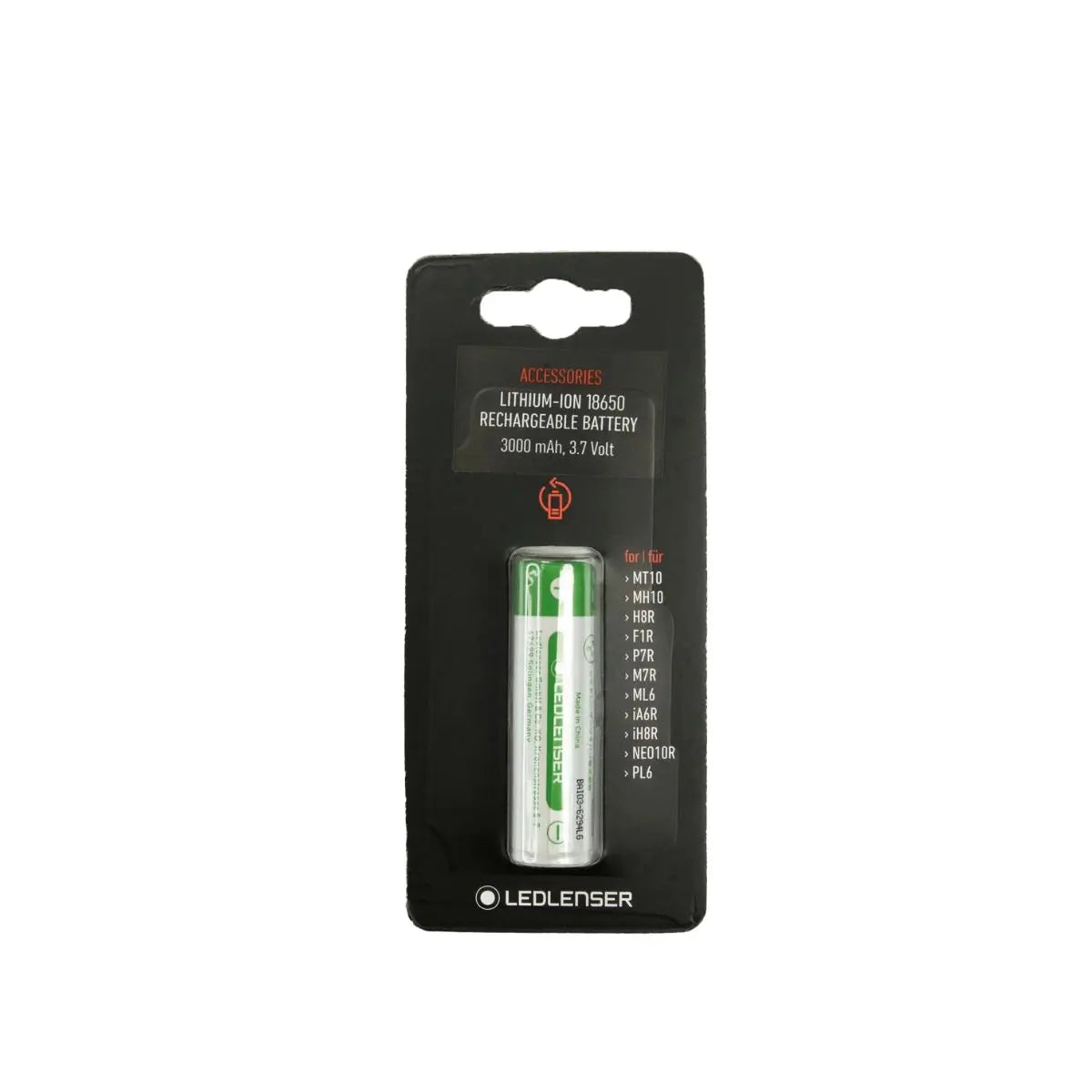 Led lenser 18650 battery 501001 - Wagga Workwear